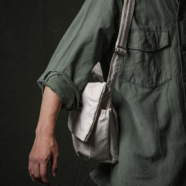 Liberaiders PX Canvas Flap Shoulder Bag White – Laced