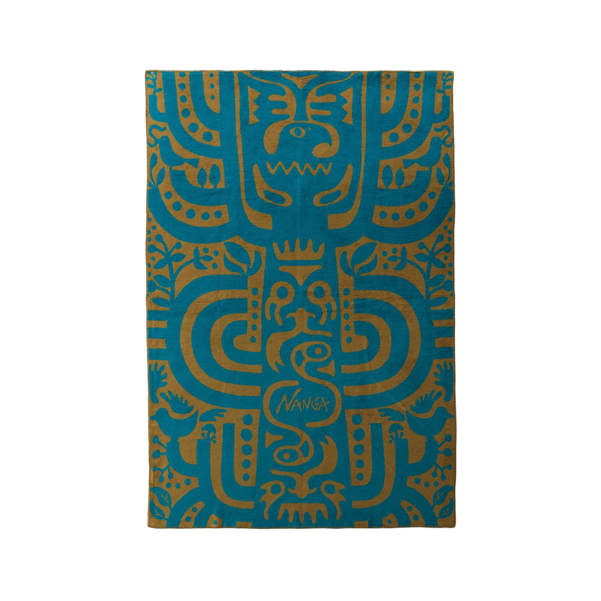 Nanga Tree Of Life Cotton Blanket S Blue Tree – Laced
