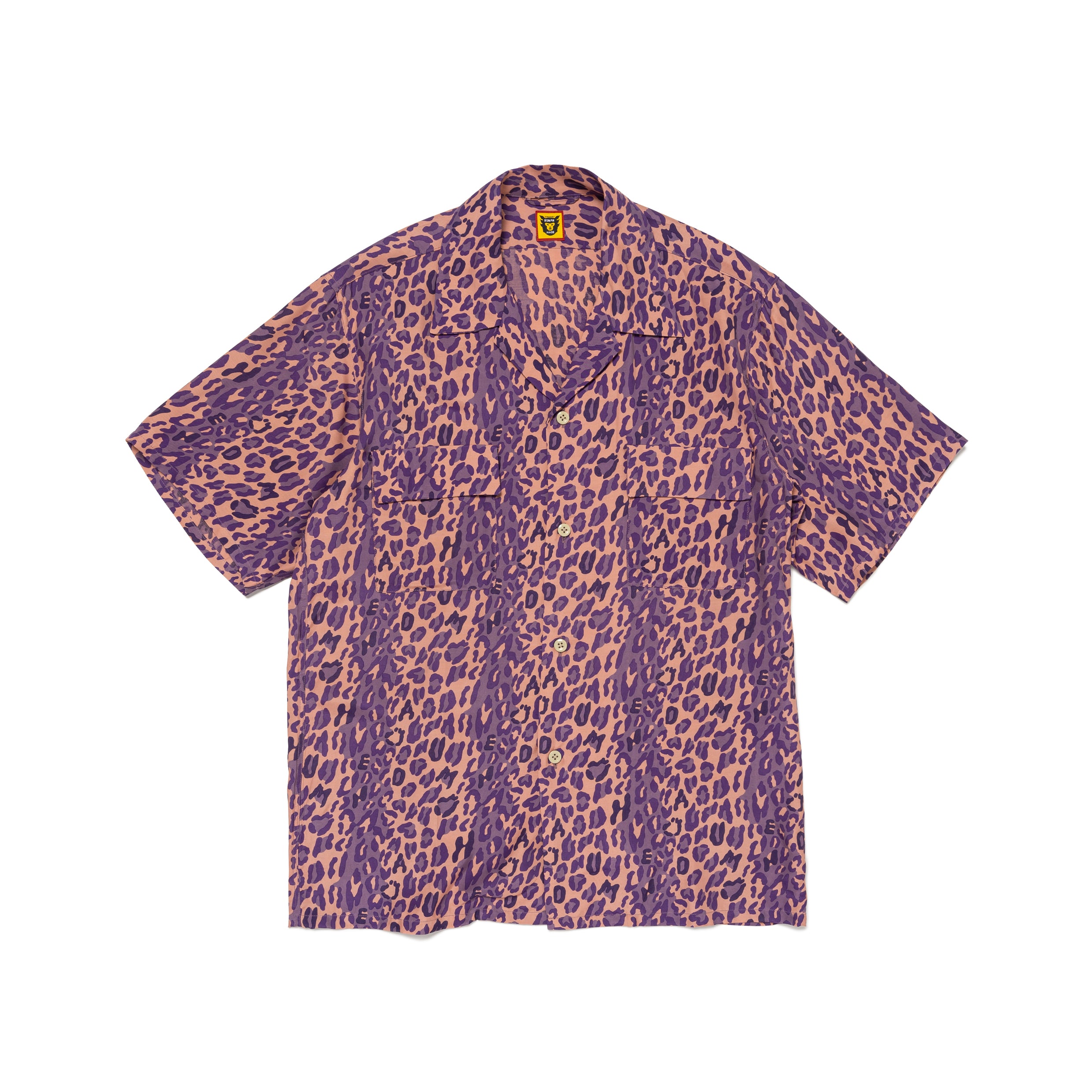 Human Made Leopard Aloha Shirt Purple – Laced
