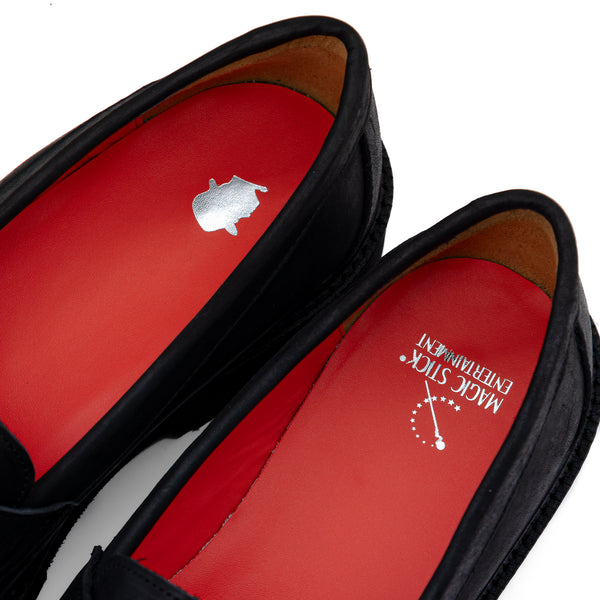Magic Stick Special Coin Loafer By Tomo&Co. Black – Laced