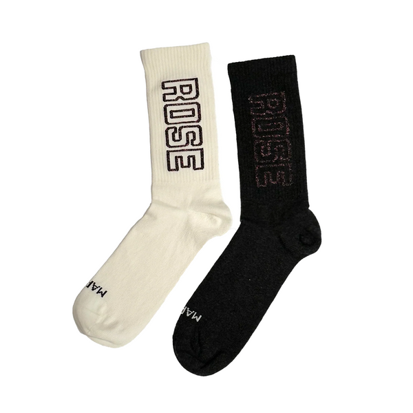 Martine Rose Fluffy Sock Multipack Black-White – Laced