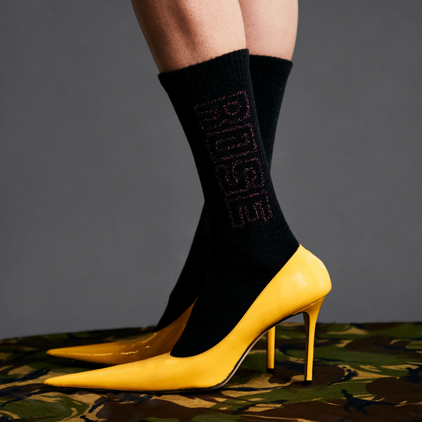 Martine Rose Fluffy Sock Multipack Black-White – Laced