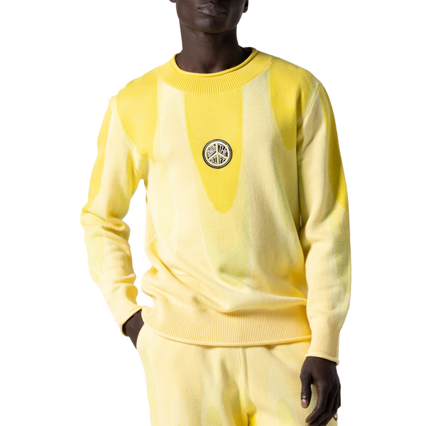 Honor The Gift Jacquard Drip Sweater Yellow – Laced