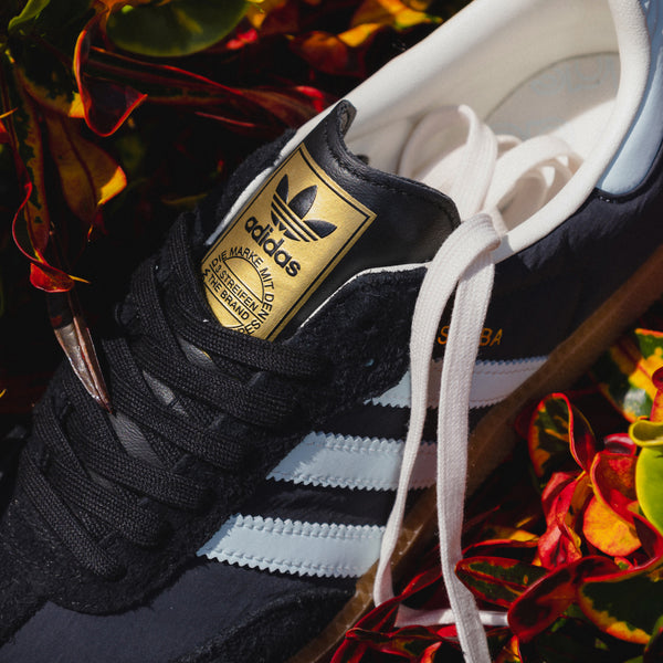 adidas Women's Samba OG Carbon/Aluminium Blue/Core White ID0493 – Laced