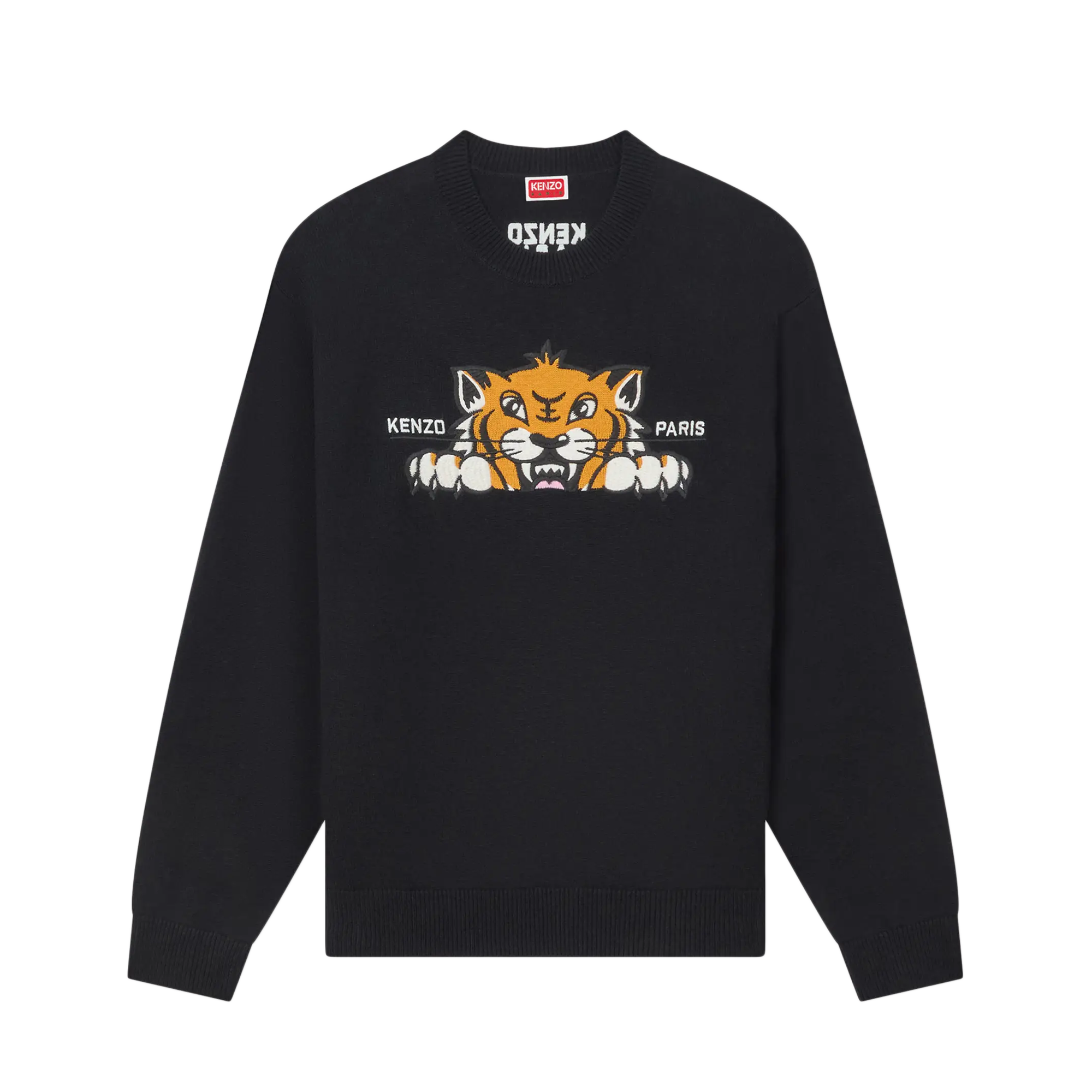 Kenzo RWS Happy Tiger Jumper Black FF65PU7503LI.99J – Laced