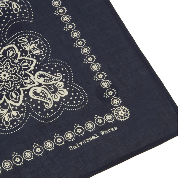 Universal Works Neckerchief Navy – Laced