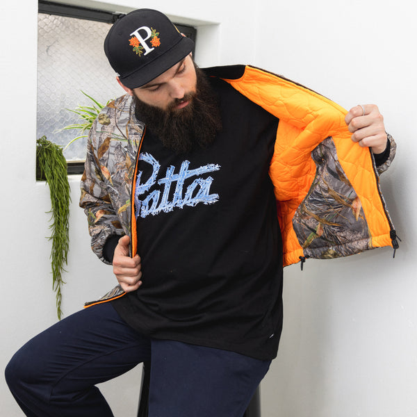 Patta Nature Print Reversible Canvas Bomber Jacket – Laced