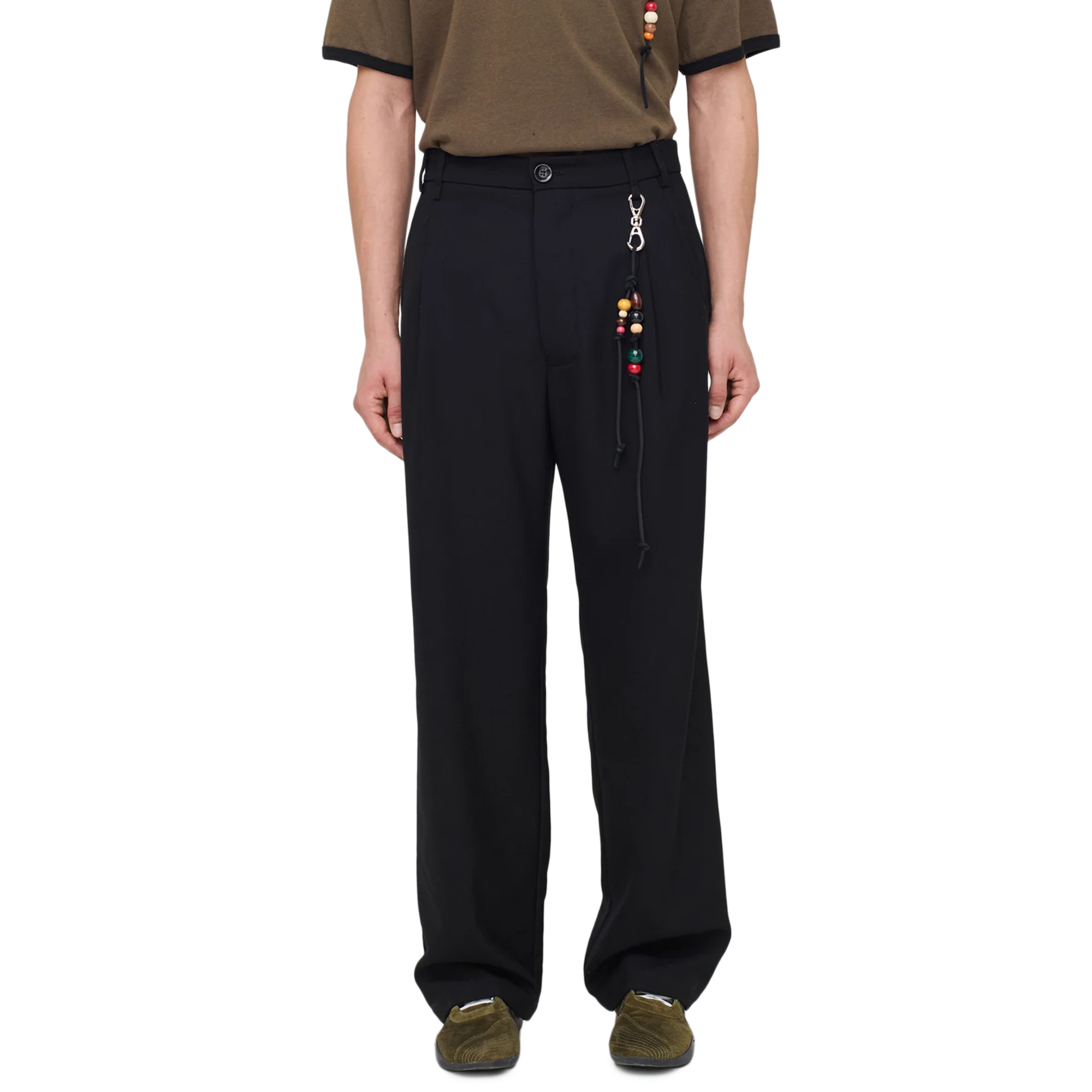 Song For The Mute Loose Pleated Pant Black – Laced